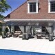 Wall Mounted Gazebo, Outdoor PC Board Roof Canopy Pergola Awnings with ...