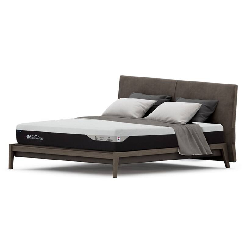 10 in. Grey Medium Plush Memory Foam Mattress with Ice Feel Cooling ...