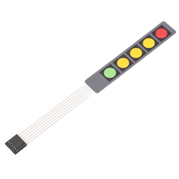 Switch Keypad DIY Keyboard 5 Keys Red Yellow Green Mark 1 Pcs - Red ...