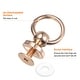 D-Ring Button Studs Rivets with Leather Hole Punch for Leather Craft ...