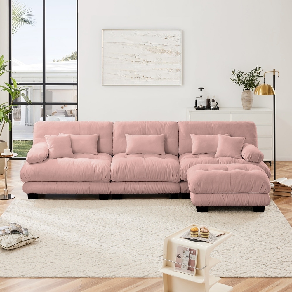 pink corner sofas