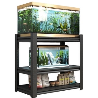 20-30 Gallon Fish Tank Stand, Metal Aquarium Stand, Adjustable Heavy ...