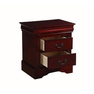 Modern Nightstand in Cherry,bedside table,bed side table - Bed Bath ...