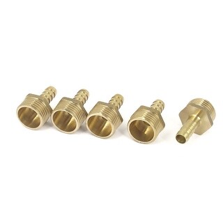 1/2BSP Male Thread to 8mm Hose Barb Straight Fitting Adapter 5PCS ...