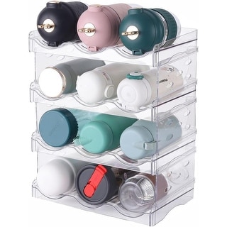 4 Tier Stackable Bottle Storage Rack for 12 Bottles - Bed Bath & Beyond ...