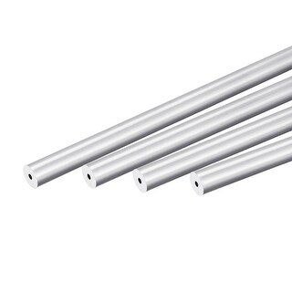 6063 Aluminum Round Tube 12mm OD 3mm Inner Dia 300mm Length Pipe Tubing ...