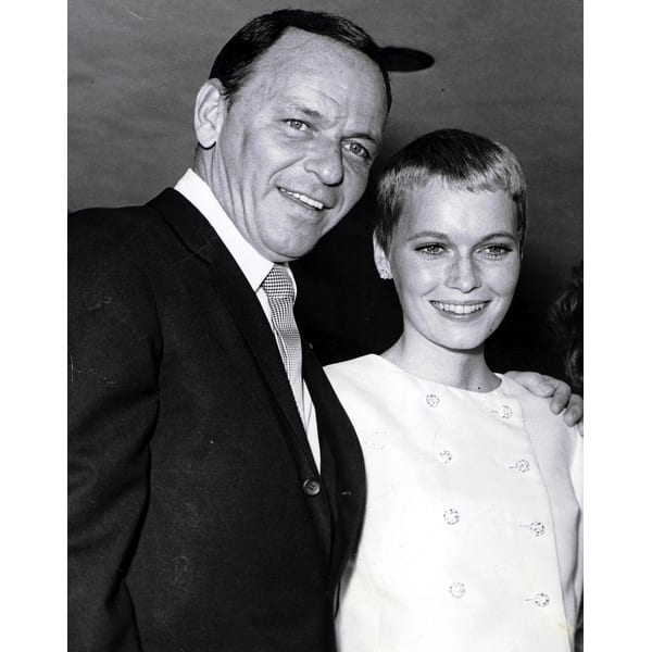 Frank Sinatra and Mia Farrow at their wedding Photo Print - Bed Bath ...