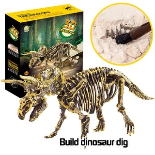 Dinosaur Toys Science Educational Dig Kit, Dinosaur Fossil Excavation ...