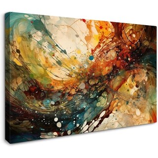 Canvas Print Abstract Random Shape Art Paintings - Bed Bath & Beyond ...