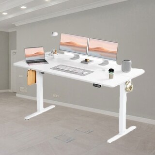 Adjustable Electric Standing Desk with Stepless Motor Lift, High Weight ...