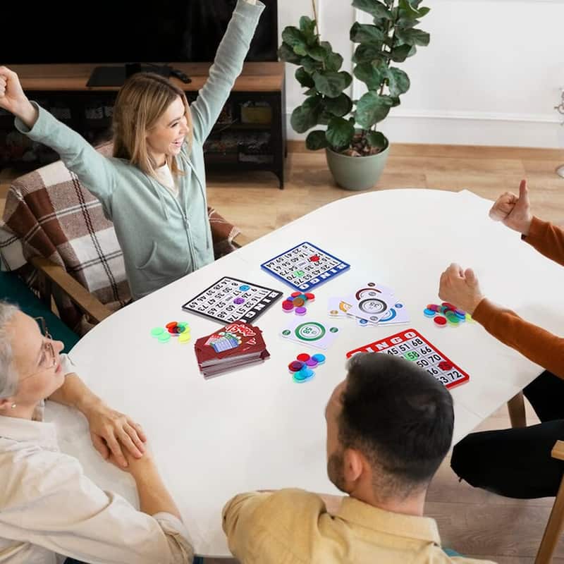 GSE™ Complete Bingo Game Set with 100 Bingo Cards, 1000 Bingo Chips ...