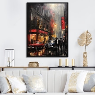 Designart "Red Harlem Nights At The Cotton Club II" Harlem Renaissance ...