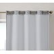 HLC.me Lattice Flocked 100% Complete Blackout Thermal Insulated Window Curtain Grommet Panels ...