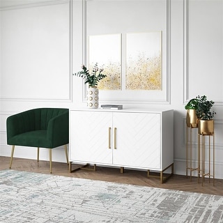 CosmoLiving by Cosmoplitan Herringbone Console Unit - Bed Bath & Beyond ...
