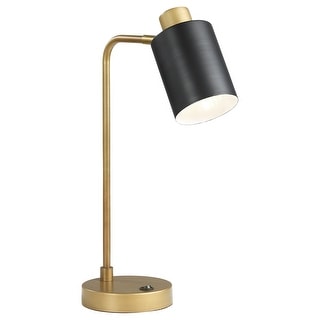 Cherise 18-inch Adjustable Angle Table Lamp Antique Brass - Bed Bath ...