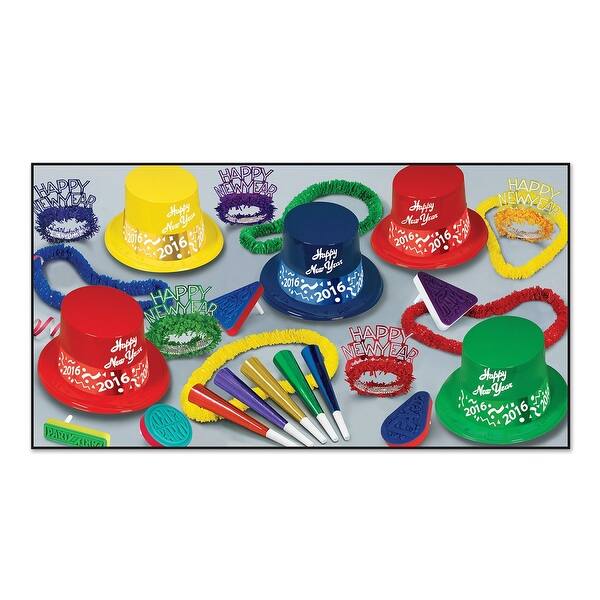 Club Pack of 50 Countdown "Happy New Years" Legacy Party Favor Hat Kits ...