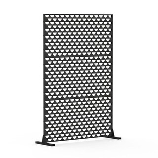 Metal Privacy Screens and Panels with Free Standing Freestanding ...