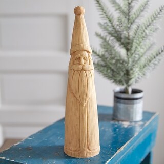 Skinny Santa Figurine - Natural - 3'' dia. x 12''H - Bed Bath & Beyond ...