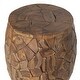 Divan Mid-century Modern Teak Stool - Bed Bath & Beyond - 32092343