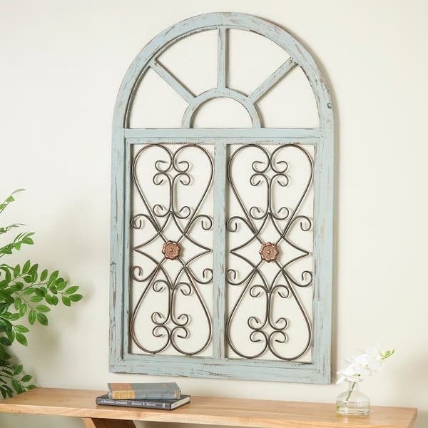 metal scrollwork wall decor
