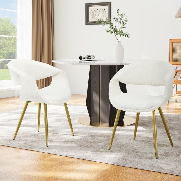 Swivel Dining Chairs Set of 2 Upholstered Accent Chairs Living Room ...