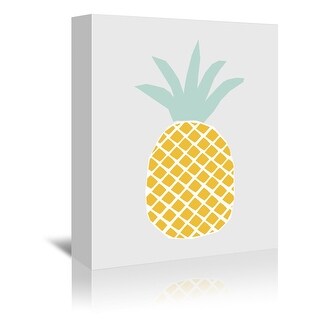 Americanflat - 8" x 10" Pinapplegrey by Nanamia Design Wrapped Canvas ...
