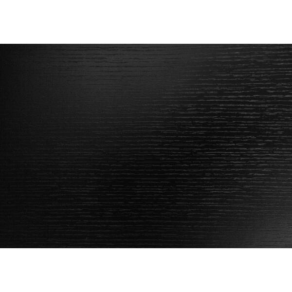 12" x 23.75" x 21.5" Black Particle Board Laminate Mdf Accent Table ...