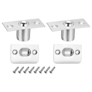 Closet Ball Catch Door Hardware with Strike Plate & Screw - Silver ...