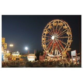 "Amusement park rides" Poster Print - Multi - Bed Bath & Beyond - 16377045