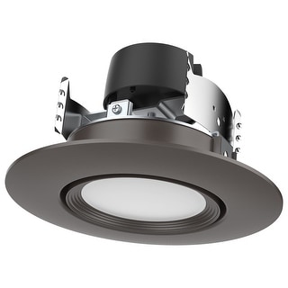 7.5 W LED Retrofit Downlight Gimbaled 120 V CCT Selectable Bronze - Bed ...
