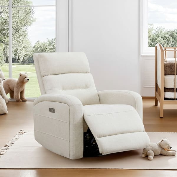 Spruce & Spring Cheryl Power Glider Swivel Rocker Recliner Chair ...