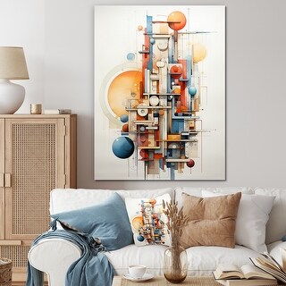 Designart "Cubism Art Tower I" Cubism Wall Decor - Bed Bath & Beyond ...