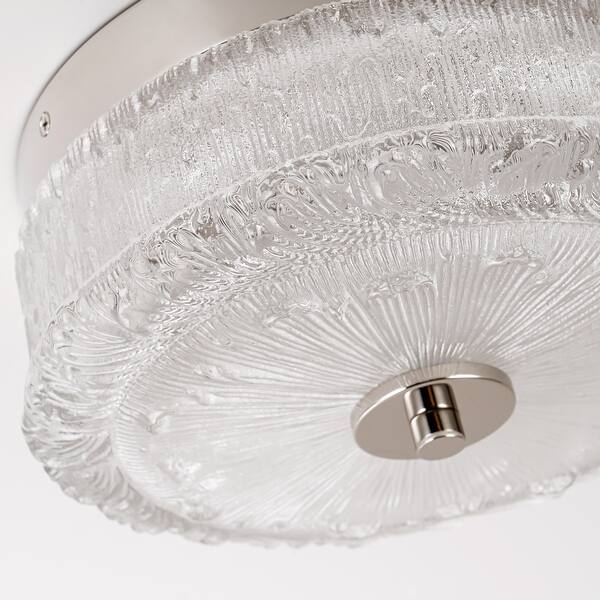 circular decorative flush light