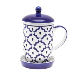 Novica Handmade Proud Pineapple Ceramic Mug And Saucer - Bed Bath ...