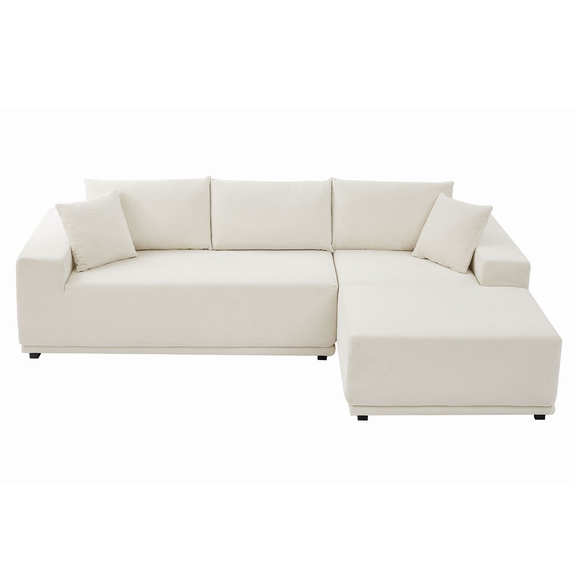 4 Seater Upholstered Modular Sofa, Sectional sofa for Living Room ...