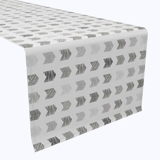 Fabric Textile Products, Inc. Table Runner, 100% Cotton, 16x108", Grey ...