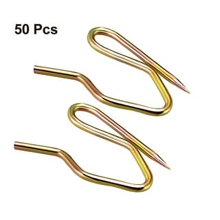 Curtain Hooks Metal Pin-On Drapery Hooks 1inch Length Bronze Tone 50 ...