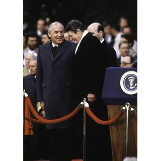 Ronald Reagan and Mikhail Gorbachev Photo Print - Bed Bath & Beyond ...