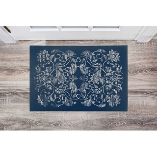 HEIDI NAVY Doormat By Kavka Designs - Bed Bath & Beyond - 38247773