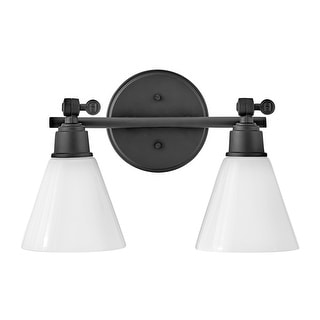 Hinkley Lighting 51182 Arti 2 Light 16" Wide Bathroom Vanity Light ...