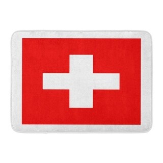 Backgroundtexture Of Swiss Flag Flagofeurope Swissflag Symbols Doormat ...