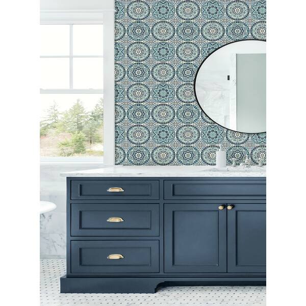 Surface Style Color Wheel Capri Tile Peel and Stick Wallpaper - 20.5 in ...