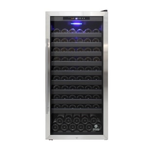 114-Bottle Freestanding Single-Zone Wine Cooler - Bed Bath & Beyond ...