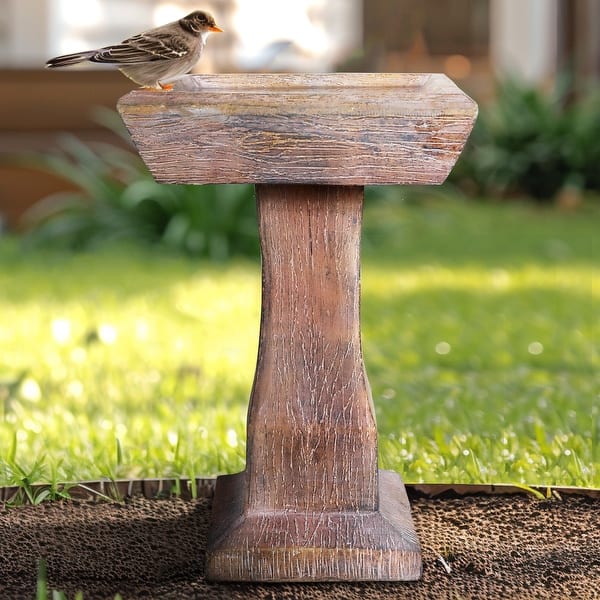 square bird baths