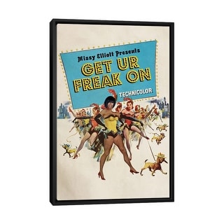 iCanvas "Get Ur Freak On" by Ads Libitum Framed Canvas Print - Bed Bath ...