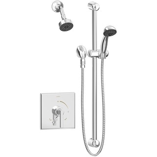 Symmons Duro Pressure Balanced Shower System with Shower Head, Hand ...