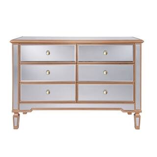 Elegant Lighting Contempo Six Drawer Dresser - Bed Bath & Beyond - 15630798