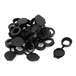 20 PCS Black Rubber Key Panel Cam Lock Dust Waterproof Cover - Bed Bath ...