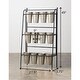 Sullivans Bucket Floral Display 49"H & 9"H Silver - 27.5"L x 13.75"W x ...
