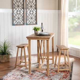 Albany Natural 3 Piece Tavern Set - Bed Bath & Beyond - 31253044